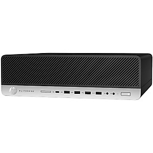 HP EliteDesk Desktop PC - 27 Inch FHD Monitor, Intel Core Quad i5 Processor Up to 3.6Ghz, 1TB (1000GB) SSD Storage 32GB RAM, USB Wi-Fi, Keyboard & Mouse, Windows 10 Pro (Renewed