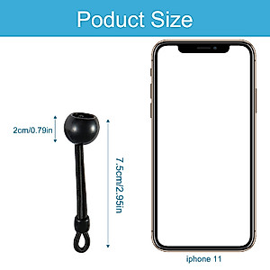 Lihopefe Bungee kit, Mounting Brackets for Indoor/Outdoor Sun Shades or Roller Up Blind’s Universal Replacement. (Black)