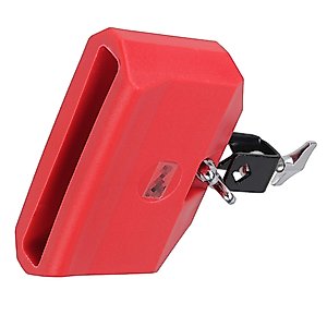 Yibuy Red Plastic Percussion Instruments Block for Latin Drum Instrument Big Size