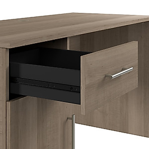 Bush Furniture Somerset 54W Office Desk with Drawer and Storage Cabinet in Ash Gray | Computer Table for Home Office Workspace