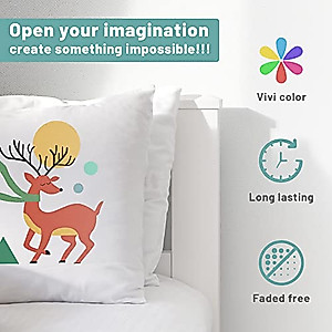 KASYU Infusible Ink Transfer Sheets Bundle for Cricut Mug Press, 12PCS Infusible Ink Sheets for Sublimation, 12x11.8Inch Solid Color Pre-Printed Sublimation Transfer Paper for Poly Fabric/Coaster