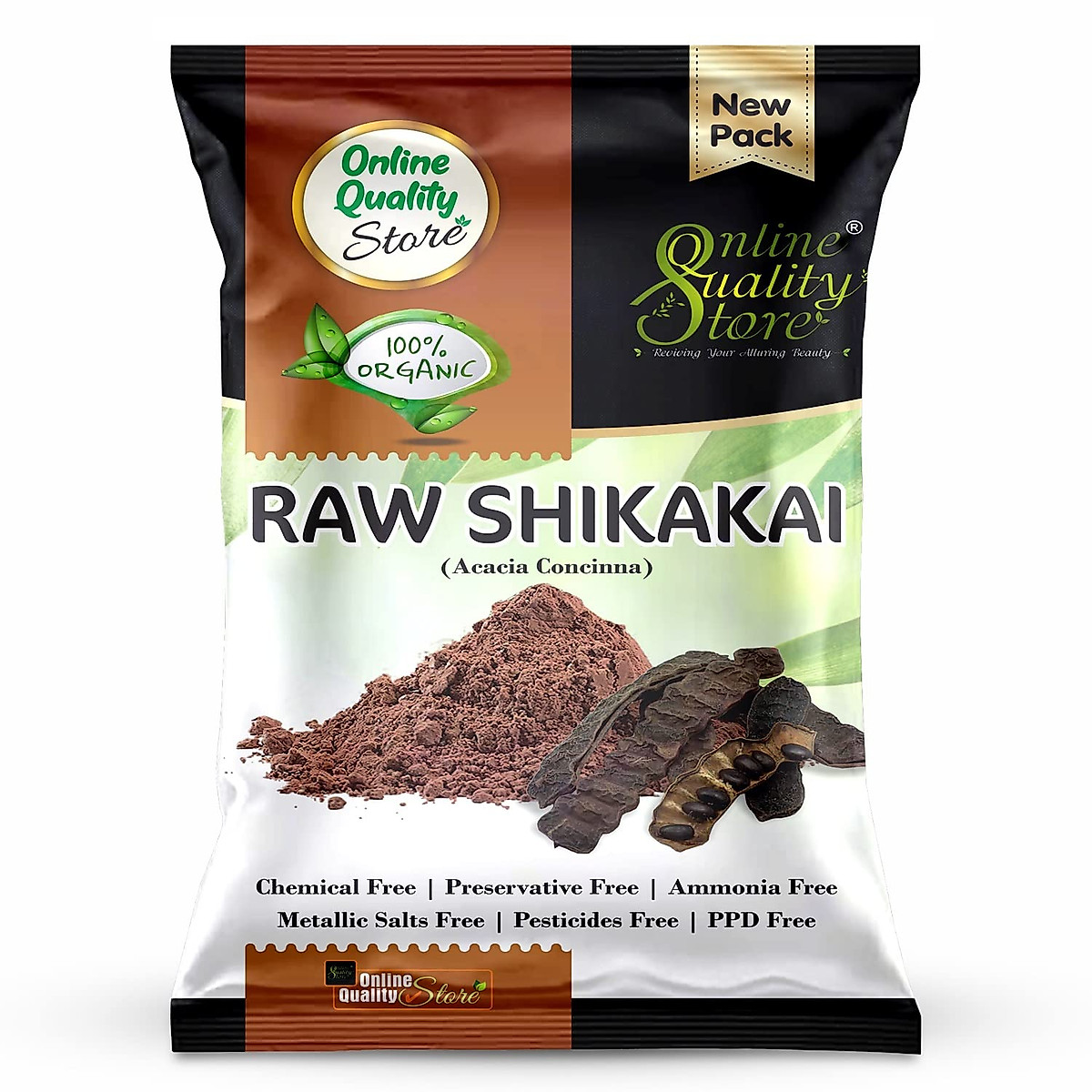 Online Quality Store Reetha Amla Shikakai (Raw Form) Combo Pack, 300 g (Pack of 3)
