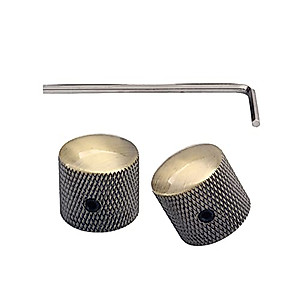 ERINGOGO 4 Pcs Electric Guitar Replacement Parts Electric Guitar Knobs Dome Knobs Knob Volume Tone Dome Tone Control Knobs Guitar Screw Knob Guitar Parts Earth Tones To Rotate Wrench