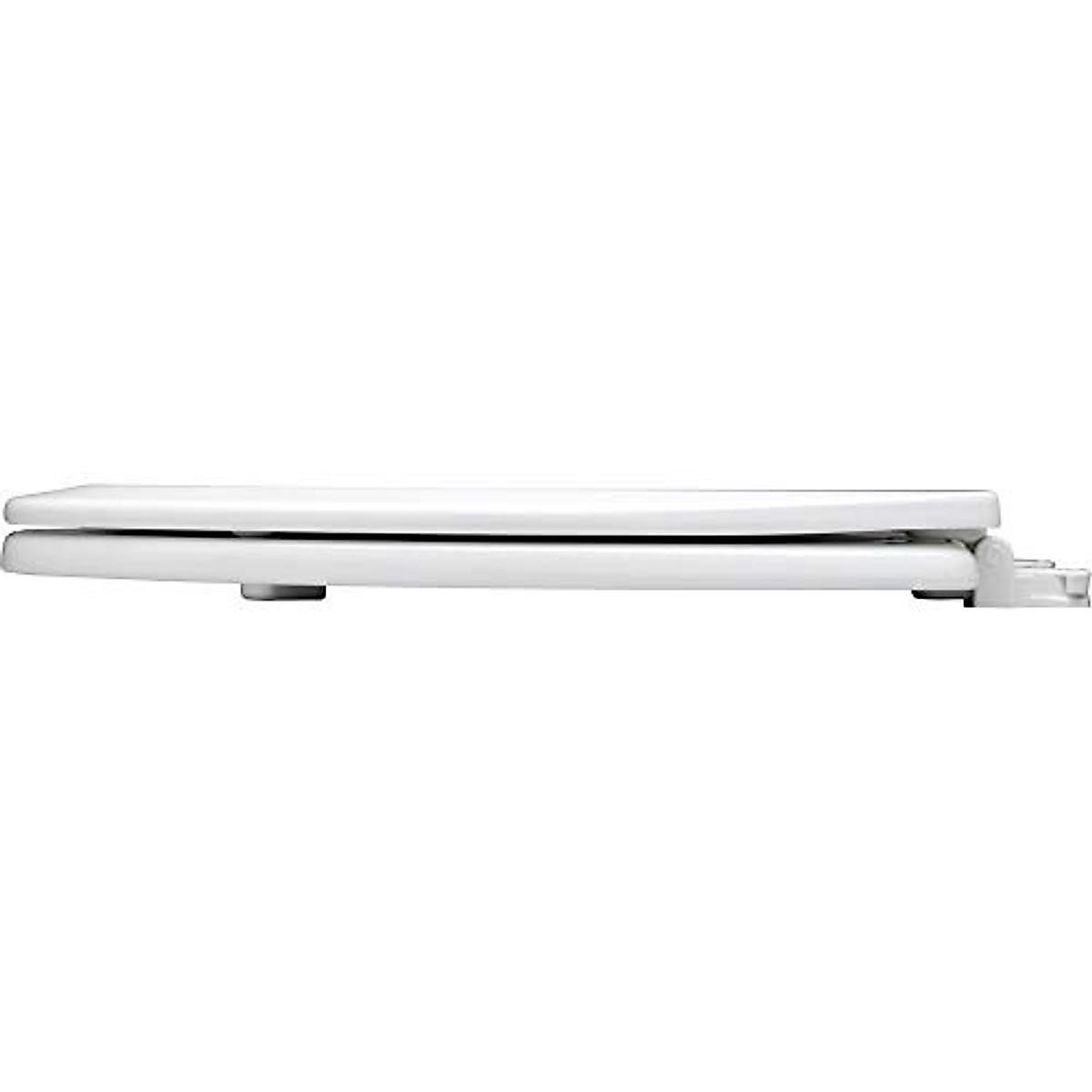 CHURCH 540EC 000 Toilet Seat with Easy Clean & Change Hinge, ROUND, Durable Enameled Wood, White