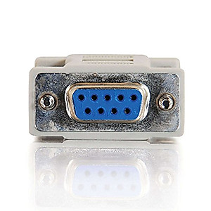 C2G 02457 MultiSync VGA (HD15) Male to DB9 Female Serial RS232 Adapter, Beige