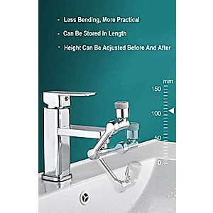 1080° swivel faucet,Sink Extender,Faucet Swivel,Faucet Nozzle,Rotable Faucet Adapter