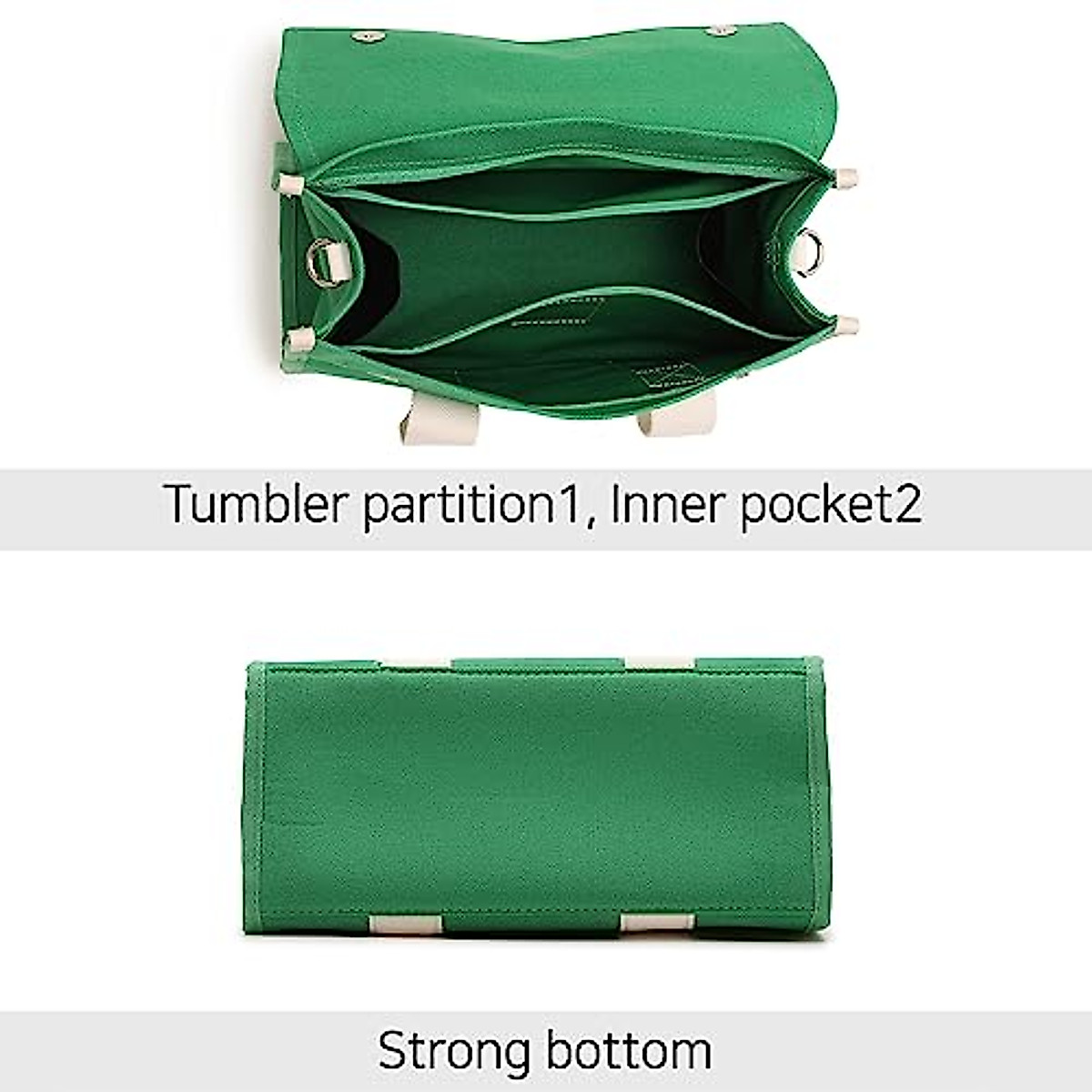 Top Handle Handbag Women Tote Bag Shoulder Canvas Fashion Crossbody Bag Casual Purse Flap Satchel Bag, Green