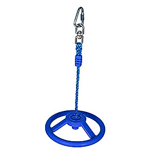 BESPORTBLE Ninja Wheel Kids Exercise Equipment Toddler Indoor Swing Kids Workout Equipment Jungle Gym Accessories Gym Monkey Wheel Outdoor Gym Exercise Handle Grip Outdoor Hanging Ring Child