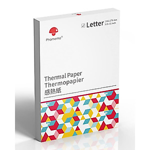 Phomemo Portable Printer - Portable Printer Wireless for Travel Compatible with iOS and Android & Laptop, Mini Bluetooth Mobile Printer, Thermal Printer with 1 Case & 200 Sheets Thermal Papers