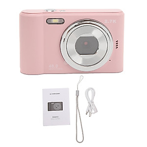 Compact Digital Camera 44MP 1080PHD Smart 16x Zoom, Easy to Operate, HD Screen, Automatic Focus, Portable for Students