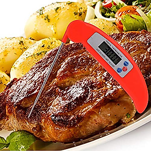 Toxz Food and Meat Digital Thermometer Javelin Thermometer,Instant Read,Stainless Steel Probe for Grill Cooking BBQ,Auto Shut-Off,ºF/ºC Switchable,Accurate to ±1ºF