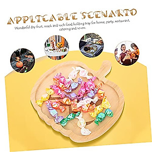 Halloween Wood Trays Halloween Tableware Decorative Bread Tray Woodsy Decor Gathering Cupcake Stand Storage Tray Wood Decor Jewelry Dish Tray Wooden Pumpkin Breakfast Serving Trays