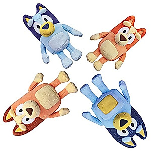Bluey Heeler Family Plush Set 4 Plush 7-8" Figures | Amazon Exclusive