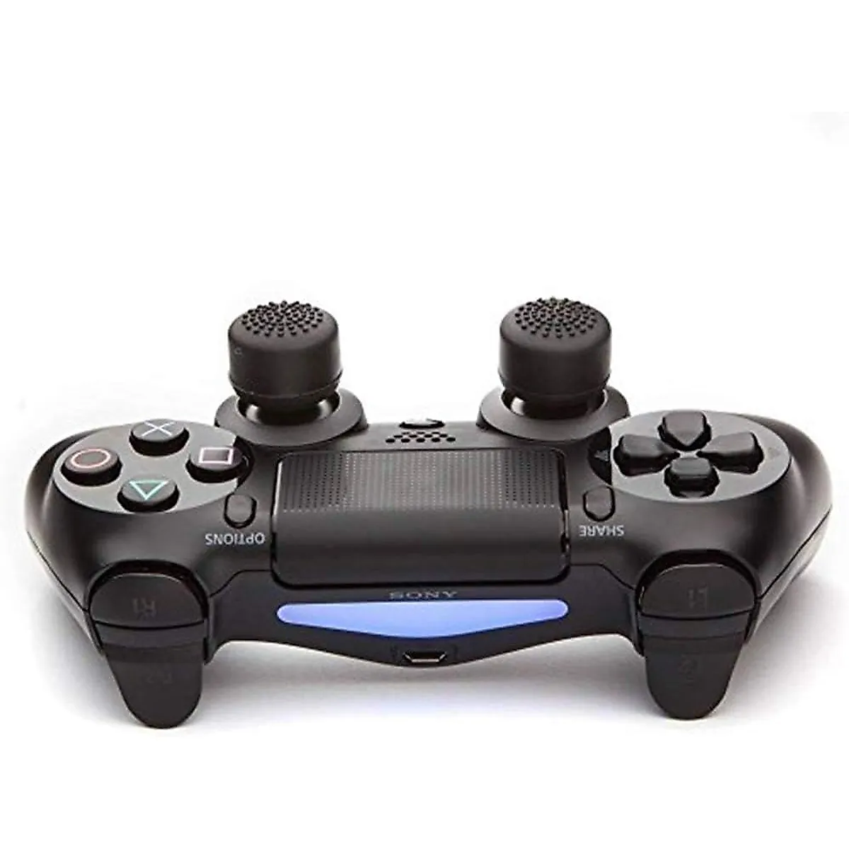 Analog Controller Raised Thumb Stick Grips Thumbsticks Joystick Cap Cover for PS4, PS3, Switch Pro, Xbox one, Xbox 360, Wii U, PS2 Controller (Pack of 8 pcs Black)