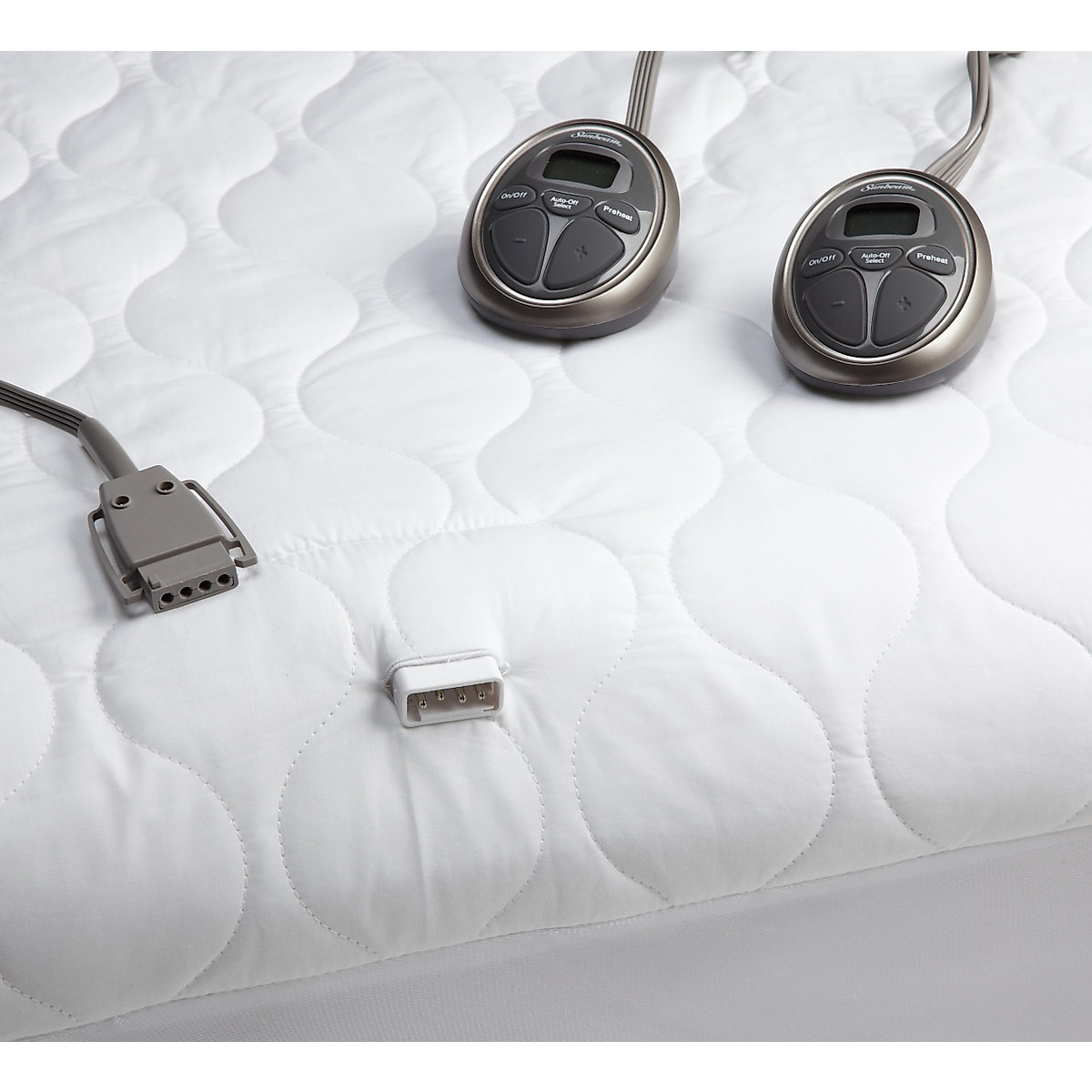 Sunbeam MA7274-030-000 Heated Electric Waterproof Mattress Pad, King