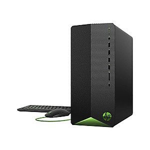 HP Pavilion Gaming Premium Desktop | AMD Ryzen 7-5700G 8-Core Upto 3.8GHz | 32GB RAM | 1TB SSD+1TB HDD | NVIDIA GeForce RTX 3060 | Windows 10 Home | Keyboard and Mouse | with Mouse Pad Bundle, Black