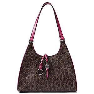 Calvin Klein Porter Shopper Brown/Khaki/Raspberry One Size