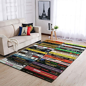 Trendy Hip Hop Rug - Washable Area Rug for Living Room, Bedroom, and Nursery - Durable Carpet for Home Decor - Stylish Rugs for Room Decor and Modern Spaces (6 * 8ft)