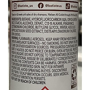 Batiste, Dry Shampoo, Brunette, 3.81 oz.