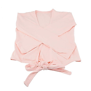 Bezioner Ballet Wrap Top Girls Ballet Sweater Dance Sweater for Girls Pink, S