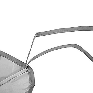 Omabeta Swing Cushion Outdoor Swing 3鈥慡eat Chair Waterproof Cushion Replacement for Patio Garden Yard Swing Chair Protection Cover(Grey)