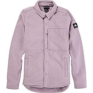 Burton Women's Standard Hearth Snap-Up Fleece Shirt, Elderberry, X-Small