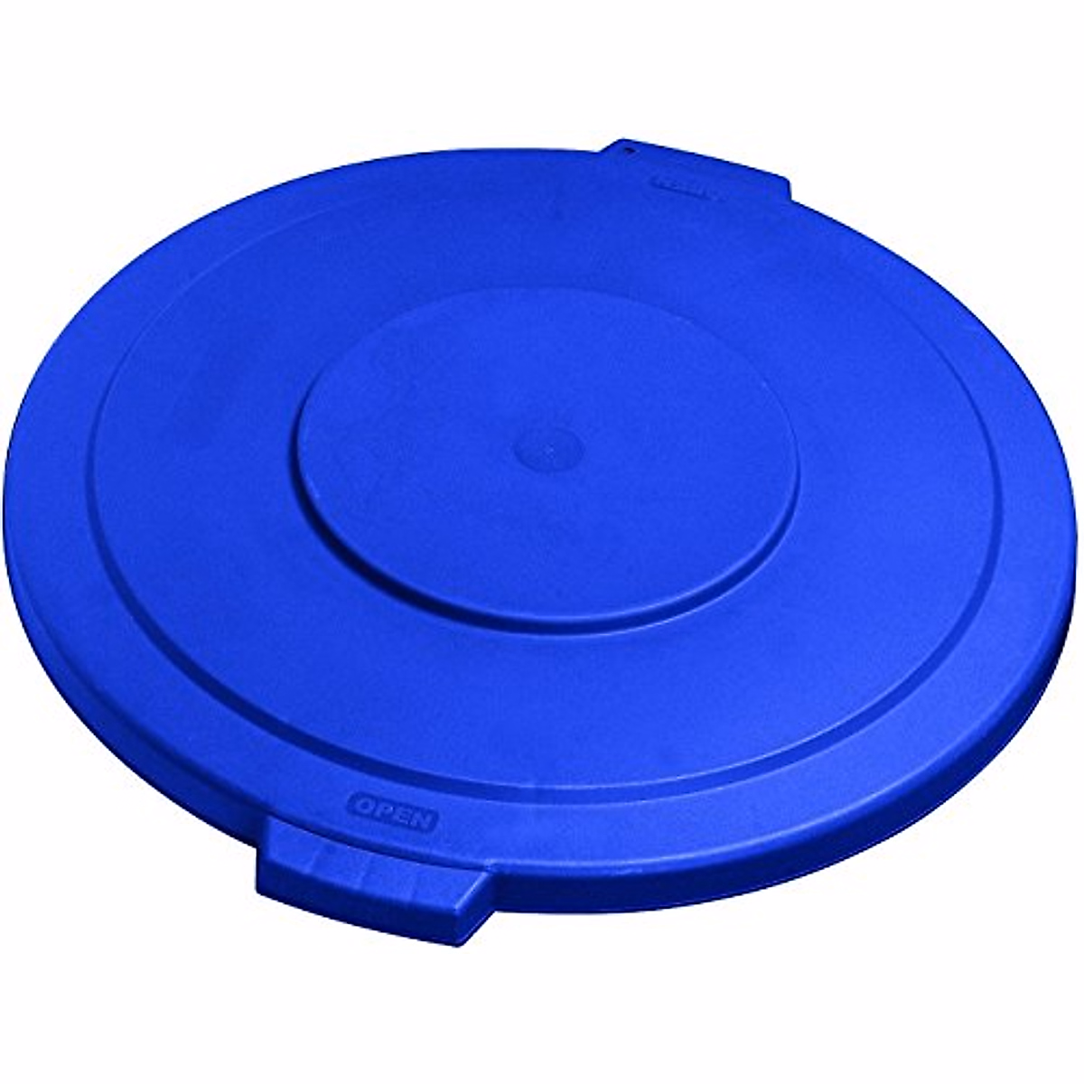 Carlisle FoodService Products 34103314 Bronco Polyethylene Round Lid, 22.5" Diameter x 2.13" Height, Blue, for 32 Gallon Trash Containers