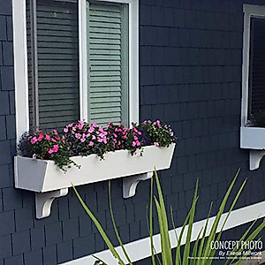 Ekena Millwork BKT05X04X10WG 5 1/4-Inch W x 4 1/2-Inch D x 10-Inch H Wigan Bracket