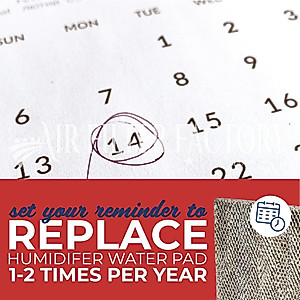 Air Filter Factory Replacement for HC22E1003, HE225 Honeywell Humidifier Water Filter Pad 2-Pack