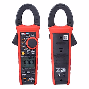 UT219DS Digital Clamp Meter 6000 Counts LCD Clamp Meter Voltage Current Resistance Tester Used to Measure Current Voltage Temperature Capacitance Resistance Diodes