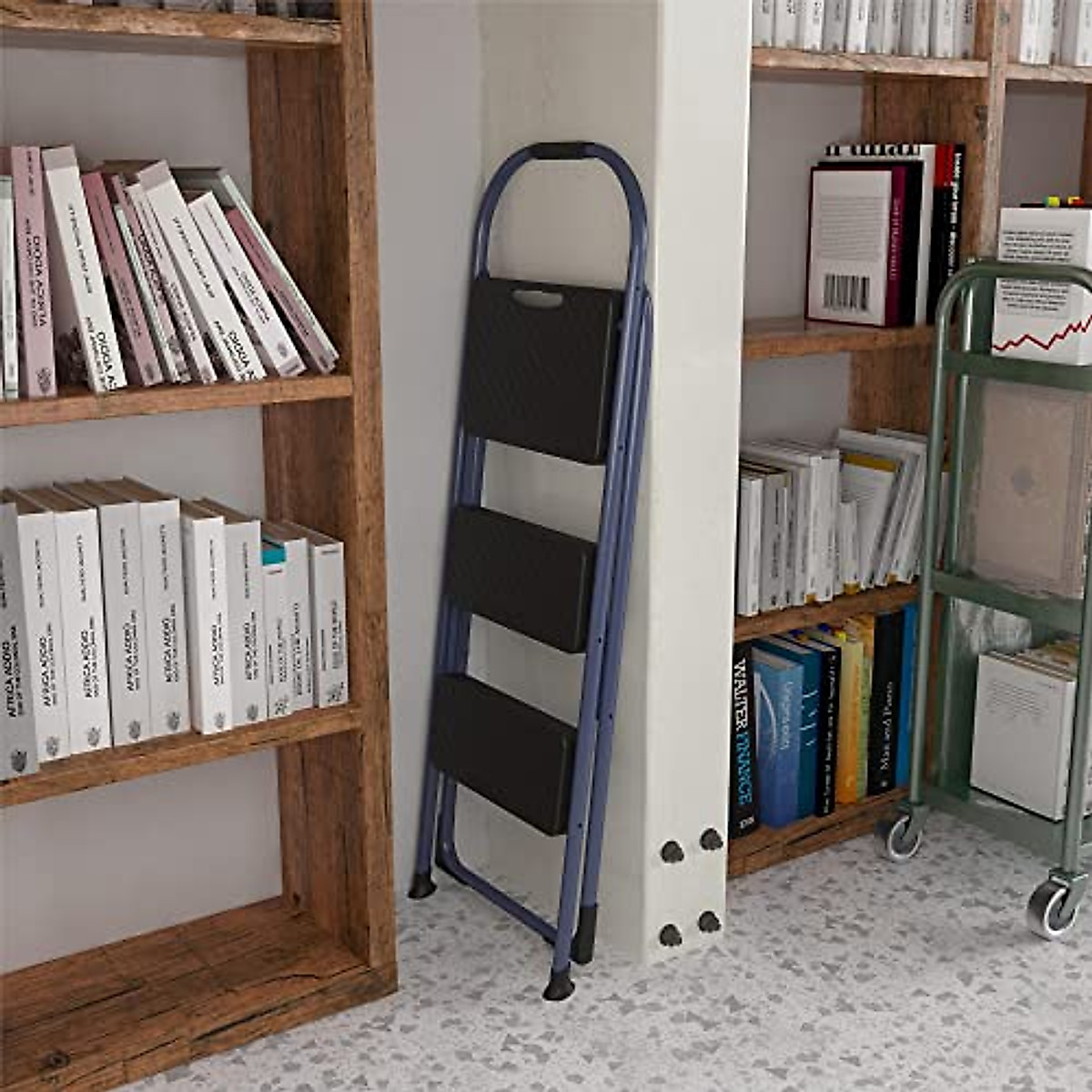 COSCO 11448NVY1E Big Step Stool, 225 lb. Weight Capacity, ANSI Type II, 3