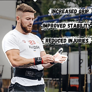 WARM BODY COLD MIND Premium Chalk Block for Weight Lifting - Hand Grip for Cross Training, Climbing, Gymnastics, Weightlifting, Powerlifting, Deadlift, Pole Dancing, Sport Gym, Fitness (8 Blocks)