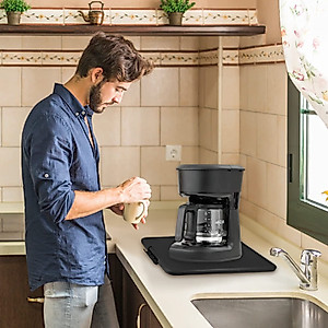 Appliance Caddy Sliding Tray with Smooth Rolling Wheels & Non-slip Pad, 16 Inch Pull Out Slider Tray for Coffee Maker, Blender, Air Fryer, Toaster, Aid Mixer, Kitchen Appliance