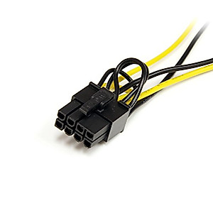 StarTech.com 6in SATA Power to 8 Pin PCI Express Video Card Power Cable Adapter - SATA to 8 pin PCIe power (SATPCIEX8ADP)