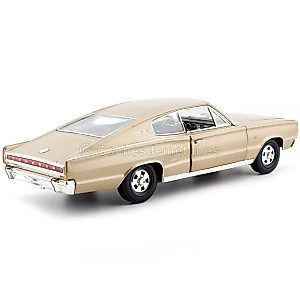 Road Signature 92638brnz 1-18 Scale 1966 Dodge Charger Bronze Metallic Diecast Model Car