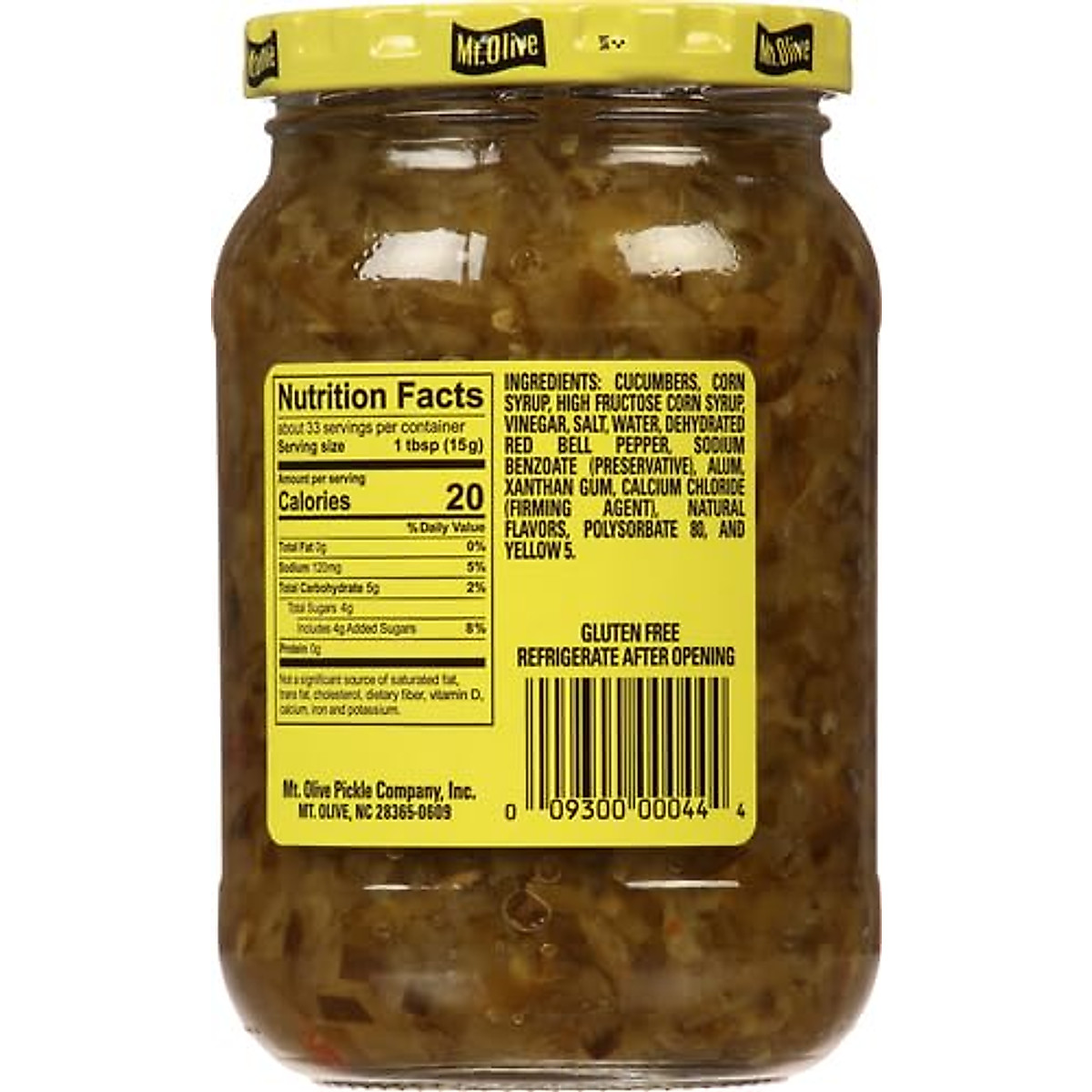 Mt Olive Sweet Relish, 16 oz