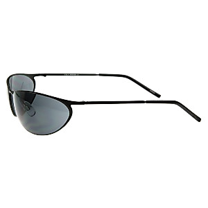 zeroUV Neo Trinity Metal Wire Frame Glasses, Futuristic Sci-Fi Movie Inspired Sunglasses for Men and Women (Black)