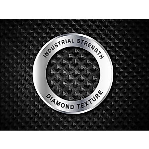 PermaSafe HD Industrial Strength, Nitrile Disposable Gloves, 6+ Mil, Latex Free, Raised Diamond Texture, Mechanic’s Gloves (Medium, Box of 100)