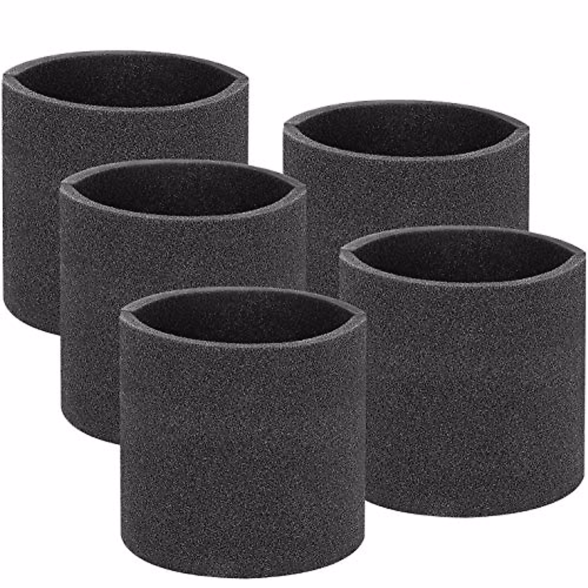 90585 Foam Sleeve VF2001 Foam Replacements Filters Compatible with Most Shop-Vac Wet/Dry Vacuum Cleaners 5 Gallon and Above, Vacmaster & Genie Shop Vacuum Cleaner, Replace Parts # 9058500, 5 Pack