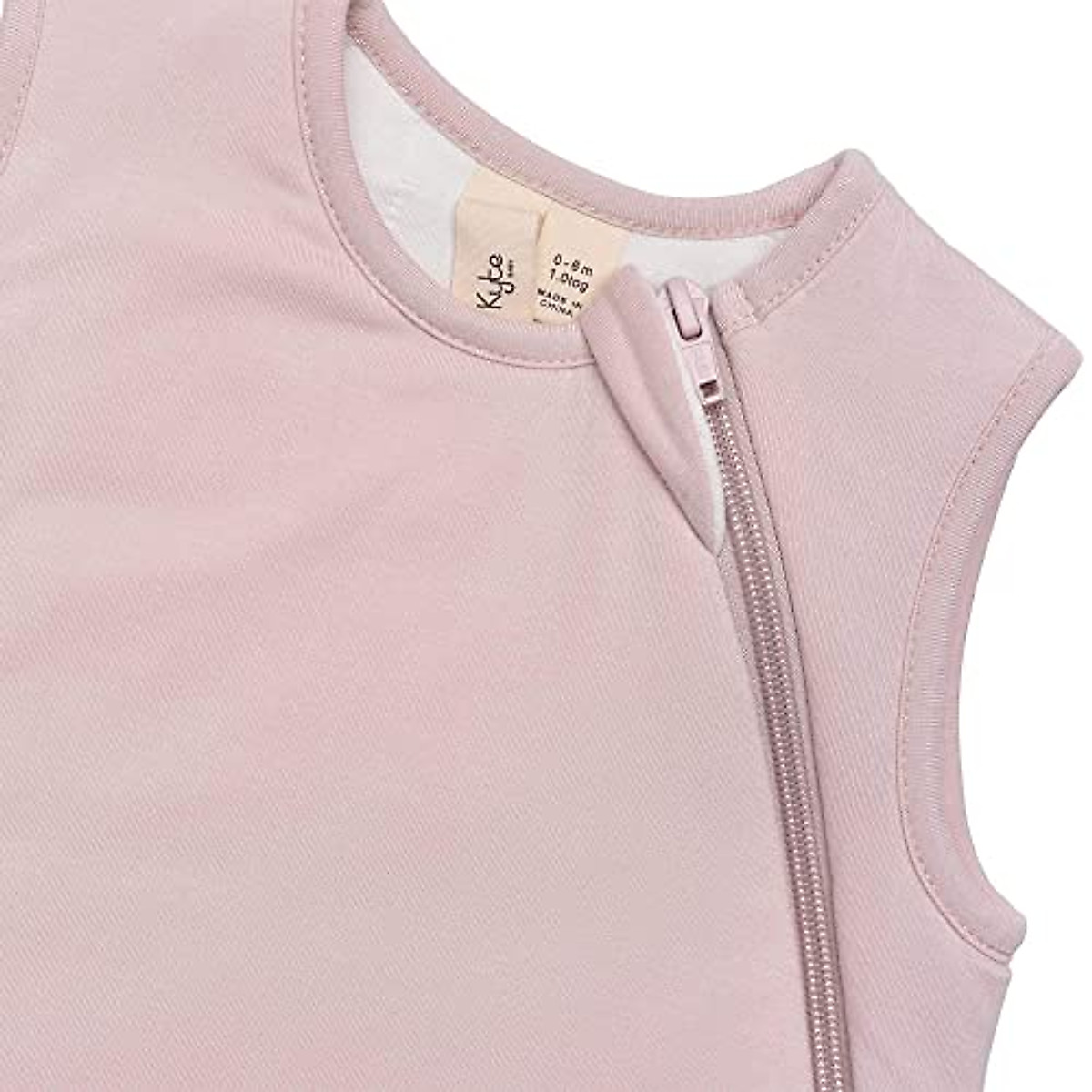 KYTE BABY Unisex Rayon Sleeping Bag for Babies and Toddlers, 1.0 Tog (6-18 Months, Blush)