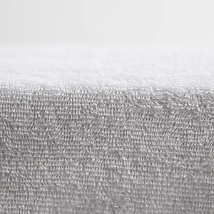 JumpOff Jo - Terry Cotton Crib Mattress Protector for Baby Crib White