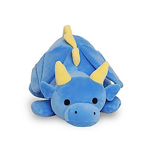 Avocatt 12" Blue Dragon Plushie - Soft, Squishy Stuffed Animal Toy for Kids