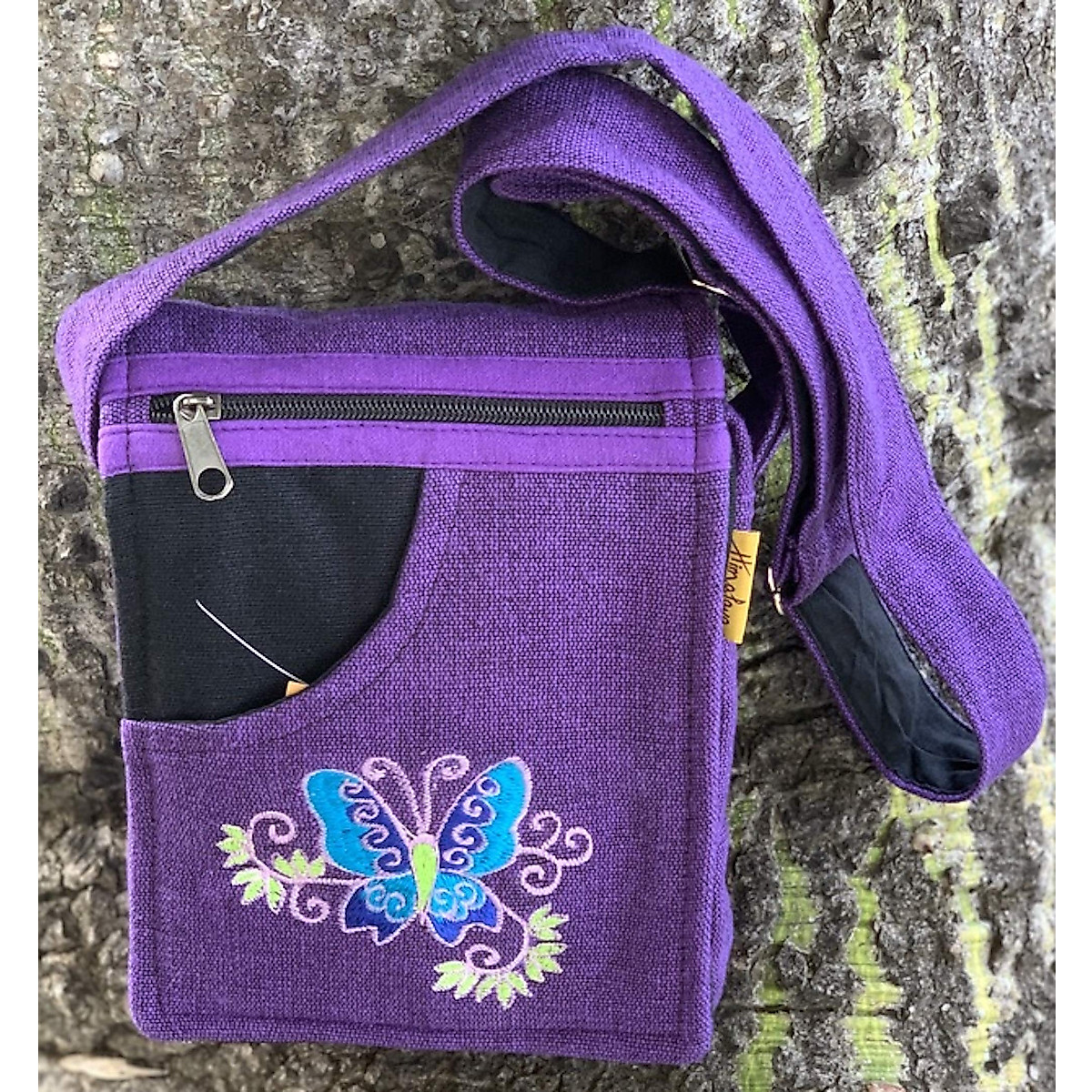 Unique Design Boho crossbody bag Hippie Bag Hiking Bag Festival Bag Travel Bag Passport Bag100% Cotton|100 VEGAN| FAIR TRADE | Handmade with Love.