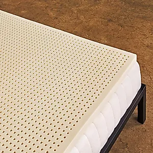 Pure Green Natural Latex Mattress Topper - Firm - 2 Inch - Twin XL Size (GOLS Certified Organic)