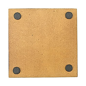 Black and White Squares Wood Trivet