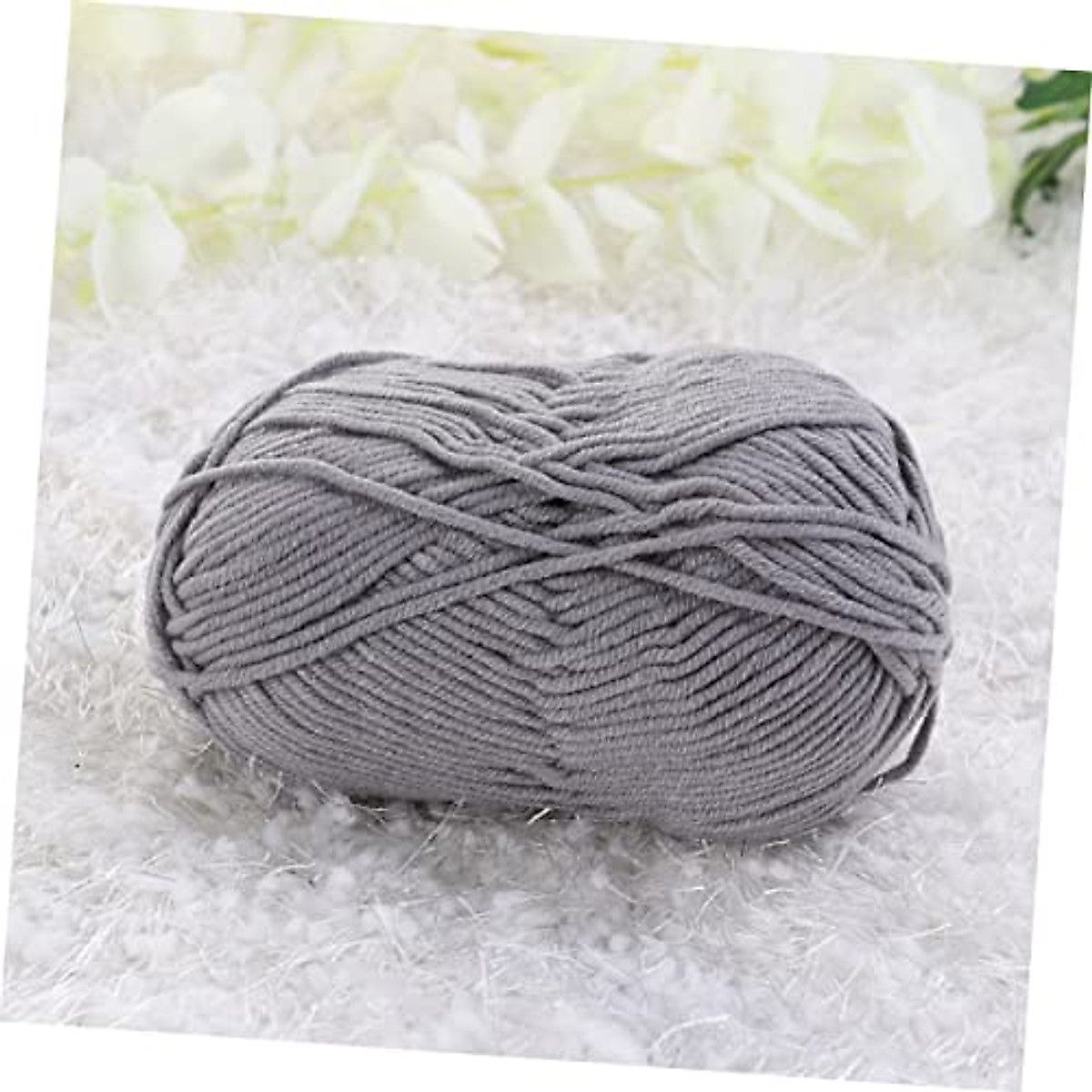 Fuzzy Yarn Cotton Line Blanket Yarn White Yarn Simple Doll Frosting Suite Dark Grey Knitting Yarn Cone Yarn Kit Fuzzy Yarn Knitting Yarn Cotton Yarn Acrylic Yarn Simply Soft Yarn