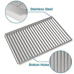BBQration Grill Replacement Grate for Charbroil Grill2Go X200 TRU-Infrared 21401734, 21401856, 12401734, 12401734-A1, 13401856, Parts for Charbroil Part Number 29102780