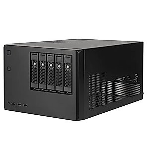 SilverStone Technology CS351 5-Bay SAS-12G / SATA-6G hot-swappable high Performance NAS Chassis, SST-CS351B