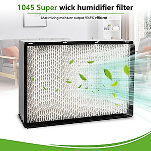 1045 Humidifier Wick Filter Replacement for Aircare Essick Air Evaporative Humidifiers - Compatible with H12300, H12300HB, H12400, H12400HB, H12600, H12600, H12001, H12AEUO, H12AUKP