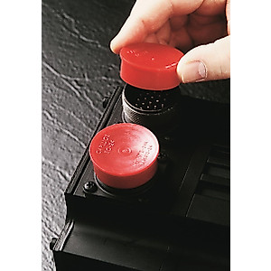 Caplugs EC-22 EC Series – Plastic Cap for Threaded Connectors, 20 Pack, Red LD-PE, Nominal Thread Size 1-3/8" Flanged, Protective Closures, Dirt and Moisture Seals, Finishing, Masking, Easy Removal
